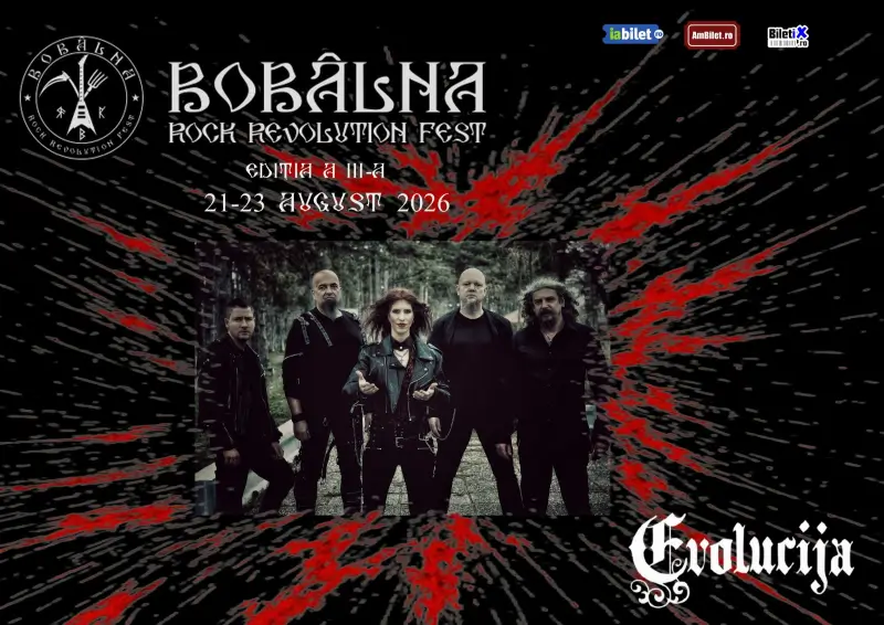Rock Revolution Fest Bobâlna | 22-24 August 2025